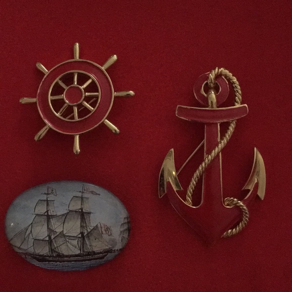Jewelry | Nautical Themed Pins | Poshmark